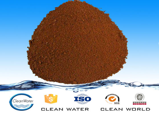 Het anorganische flocculant Gele of bronzende Poeder van het polymeer ...